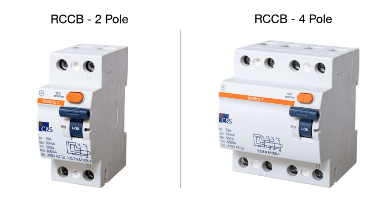 Difference between MCCB, RCCB, MCB and ELCB