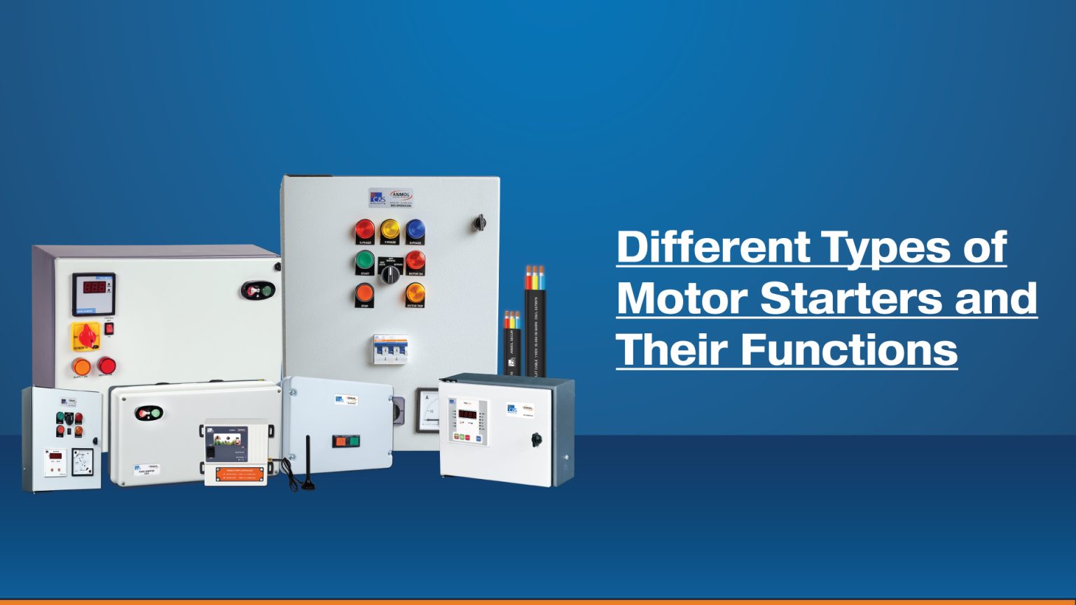 Types of Motor Starters: Working, Functions & Applications